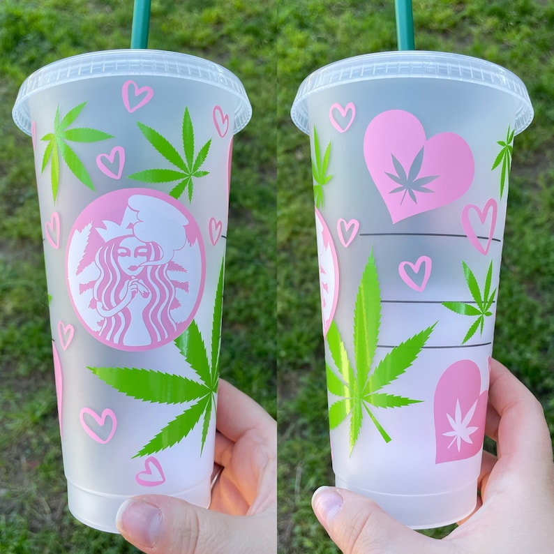 Heart and Weed // Valentines Day // Girly // Cannabis Inspired - Etsy
