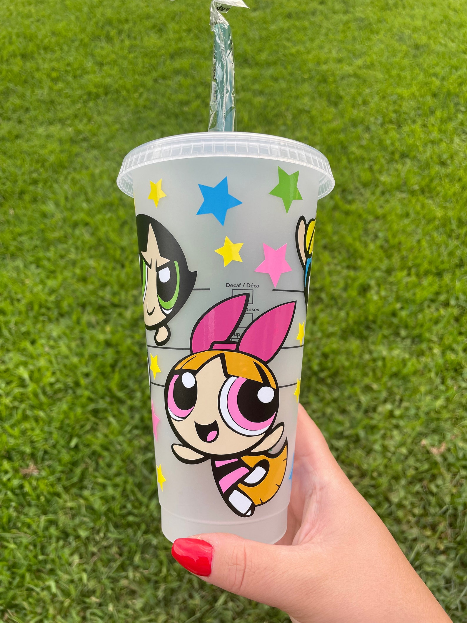 Powerpuff Girls Inspired Customized Cold Cup // Nostalgia // - Etsy