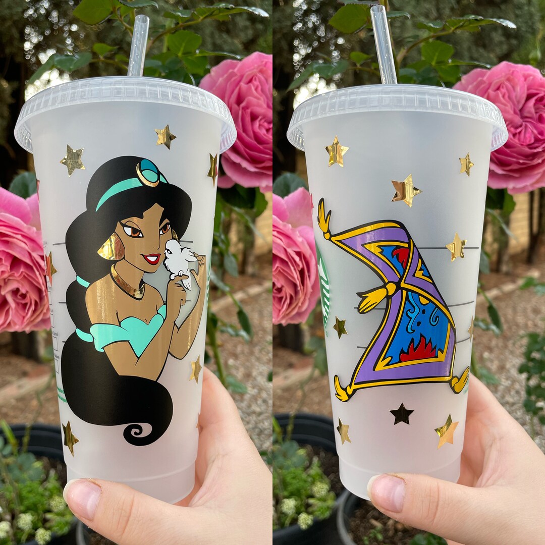 Princess Jasmine Inspired Cold Cup // Aladdin // Magic Carpet ...