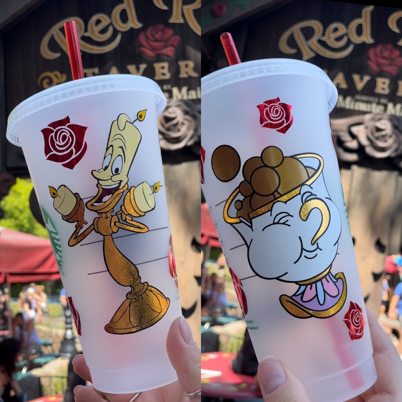 Beauty and the Beast Chip Cup - Etsy