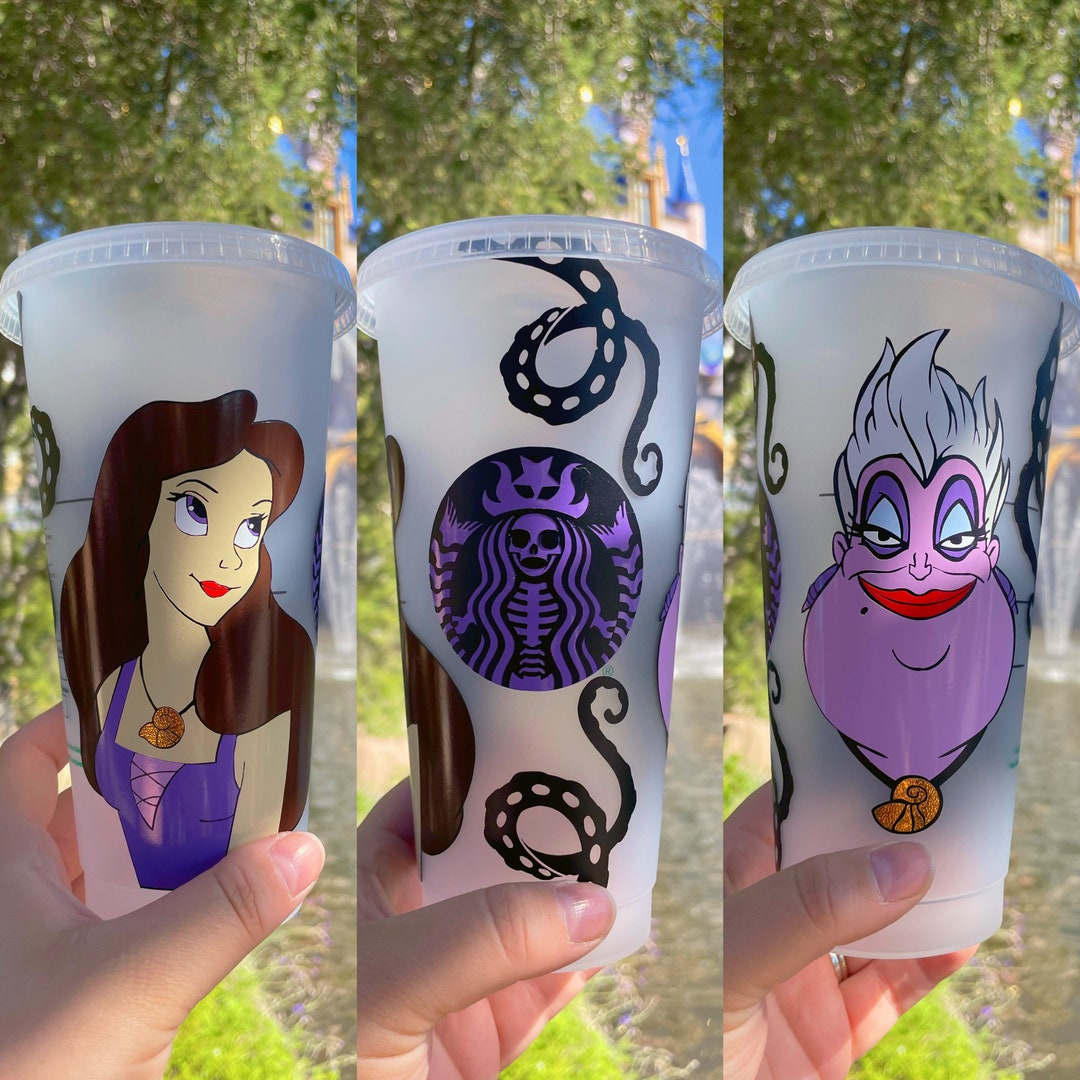 Seawitch Ursula Inspired Cold Cup // Vanessa // Little Mermaid // Ocean ...