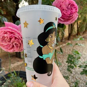Princess Jasmine Inspired Cold Cup // Aladdin // Magic Carpet ...