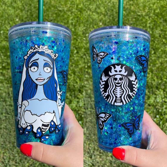 Emily Corpse Bride // Inspired Customized Starbucks Snow Globe - Etsy