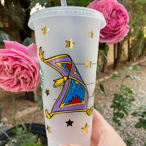 Princess Jasmine Inspired Cold Cup // Aladdin // Magic Carpet ...