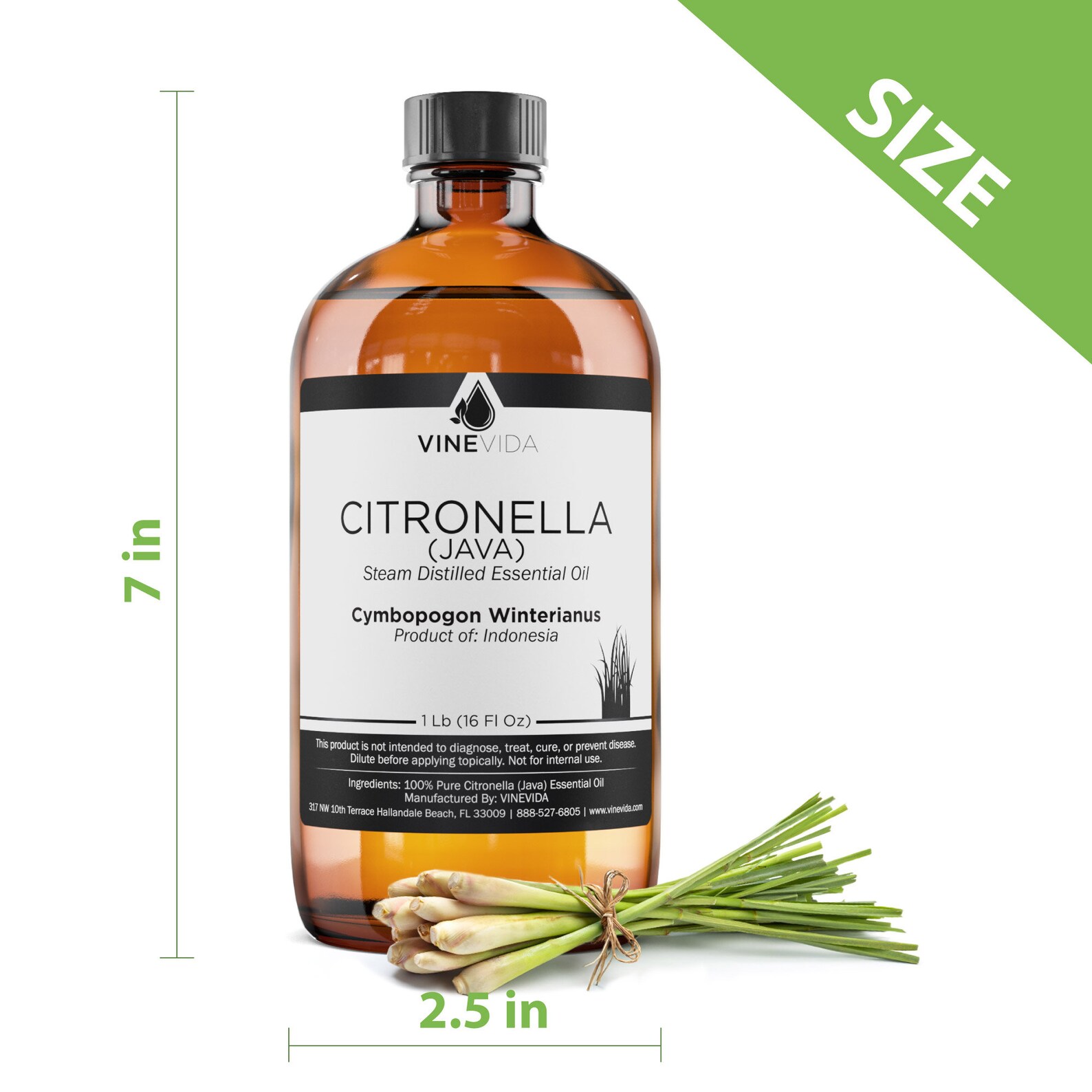 Bulk Citronella Java Essential Oil 16 Oz 1 Pound in Glass - Etsy