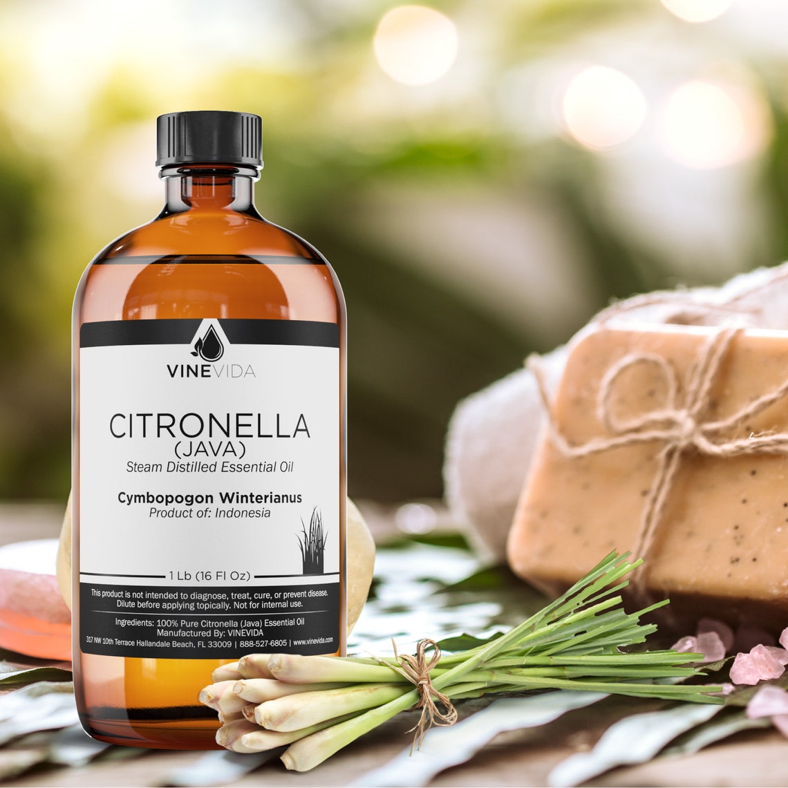 Bulk Citronella Java Essential Oil 16 Oz 1 Pound in Glass | Etsy