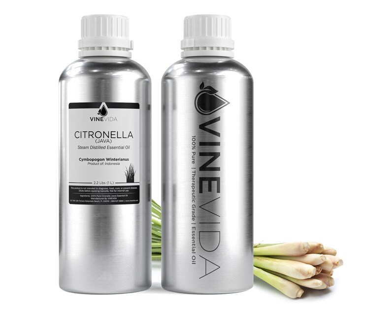 Bulk Citronella Java Essential Oil 32 Oz 2 Lbs in Aluminum | Etsy