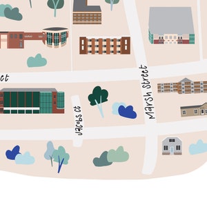 St. Norbert College Map Print, St.norbert Map, St. Norbert Art Print ...