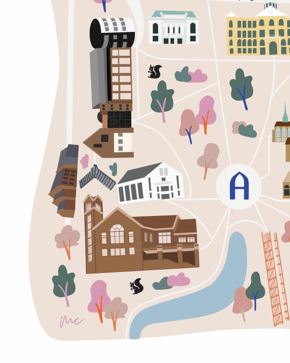 Augustana College University Map