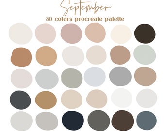 Fall Color Swatches - Etsy