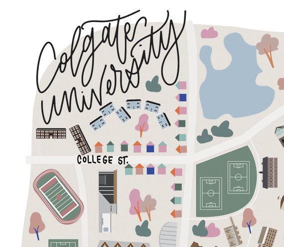 Colgate University Campus Map