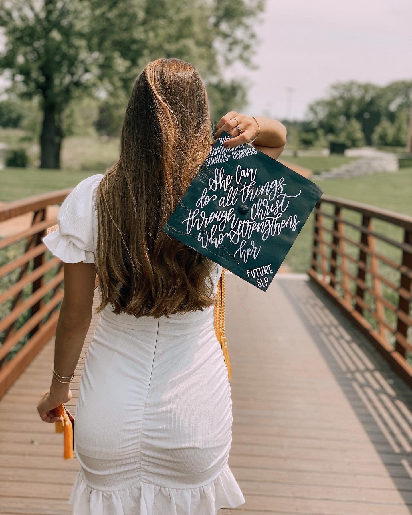 Grad Cap Topper Hand Lettered Custom Lettered Graduation Cap | Etsy