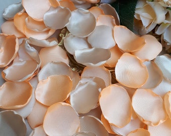Peach Rose Petals for Wedding Confetti / Decoration. Peach - Etsy