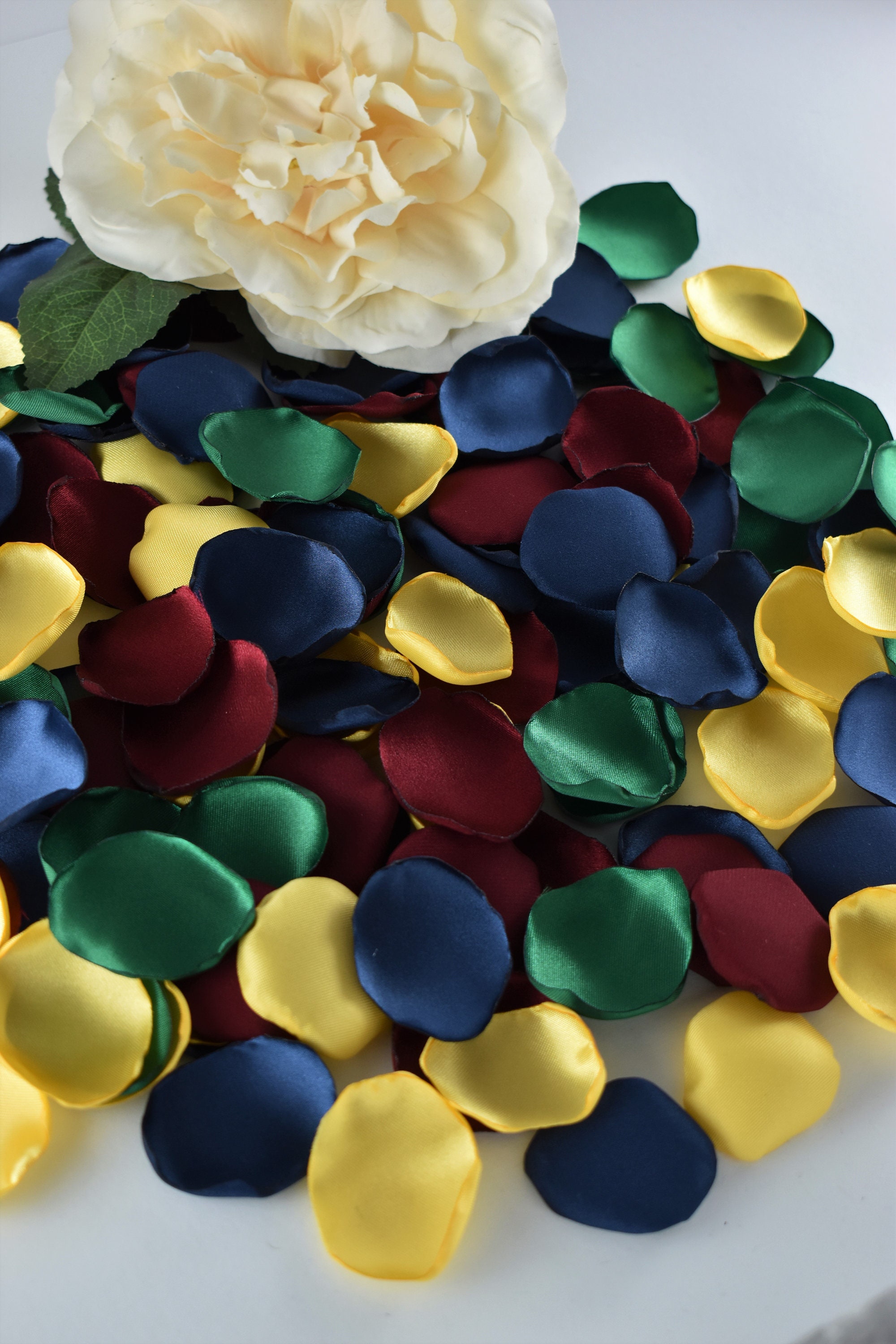 Steel Blue Rose Petals Forest Green Petals Burgundy Petals - Etsy