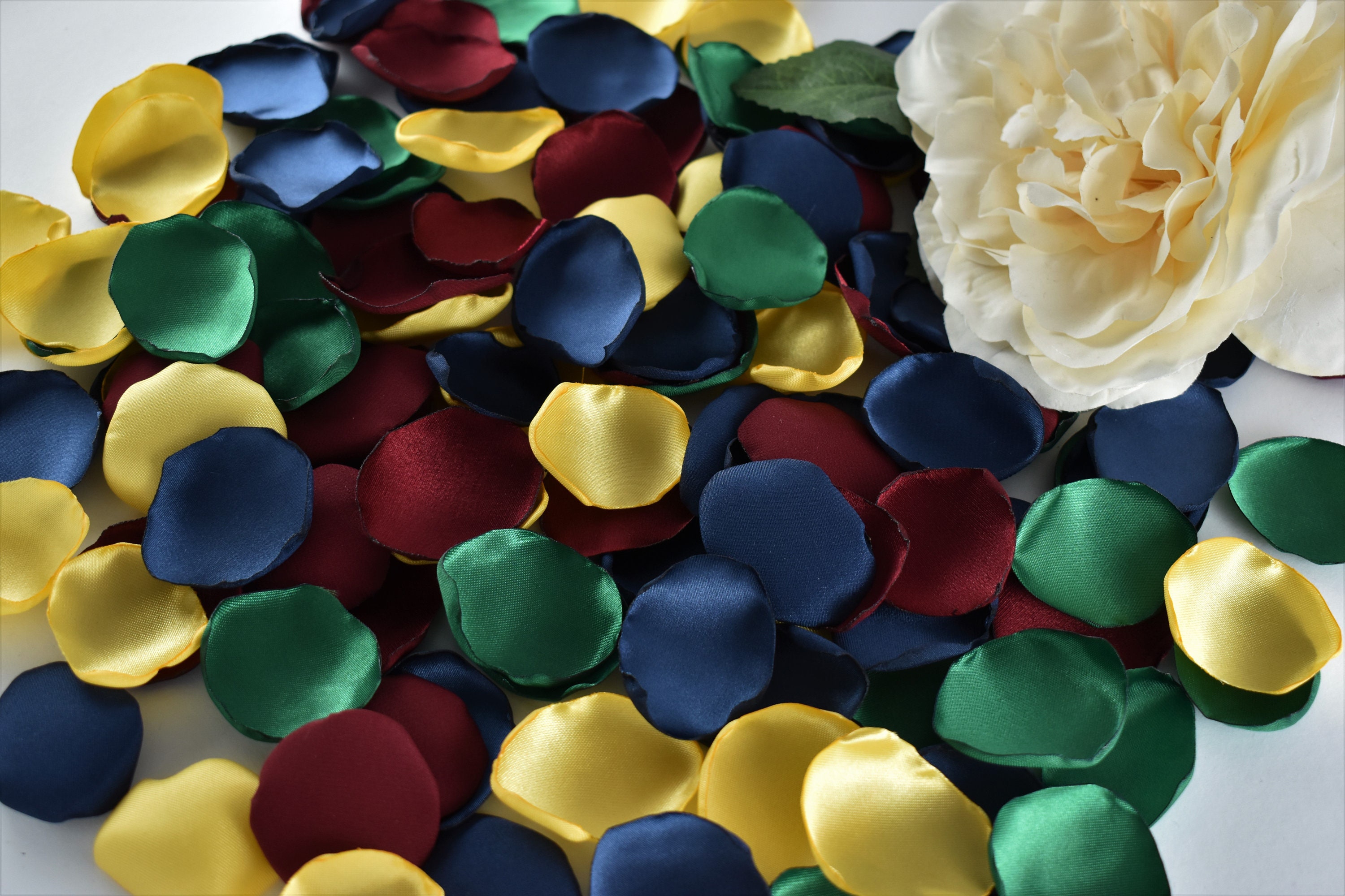 Steel Blue Rose Petals Forest Green Petals Burgundy Petals - Etsy