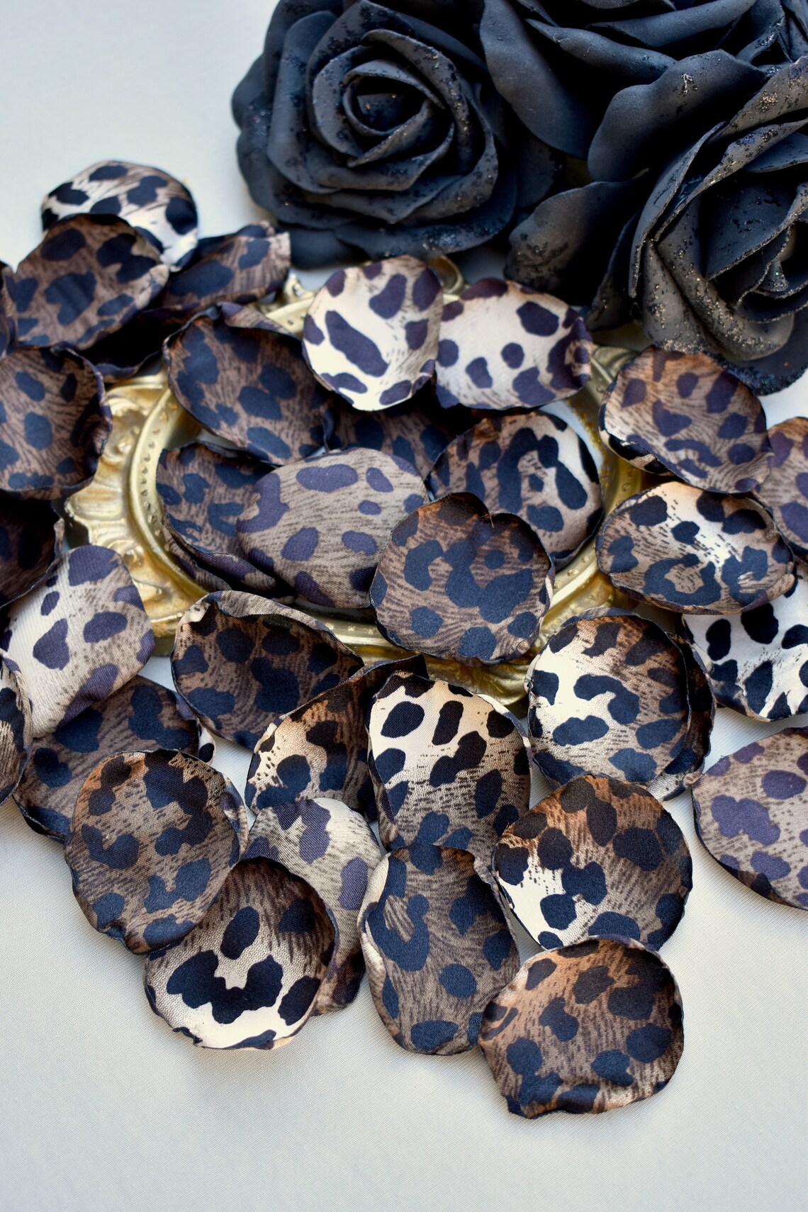 Leopard Rose Petals Animal Print Decorations Wedding - Etsy