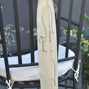 Personalized Wedding Chair Seating Ribbon, Personalized Satin Ribbon ...