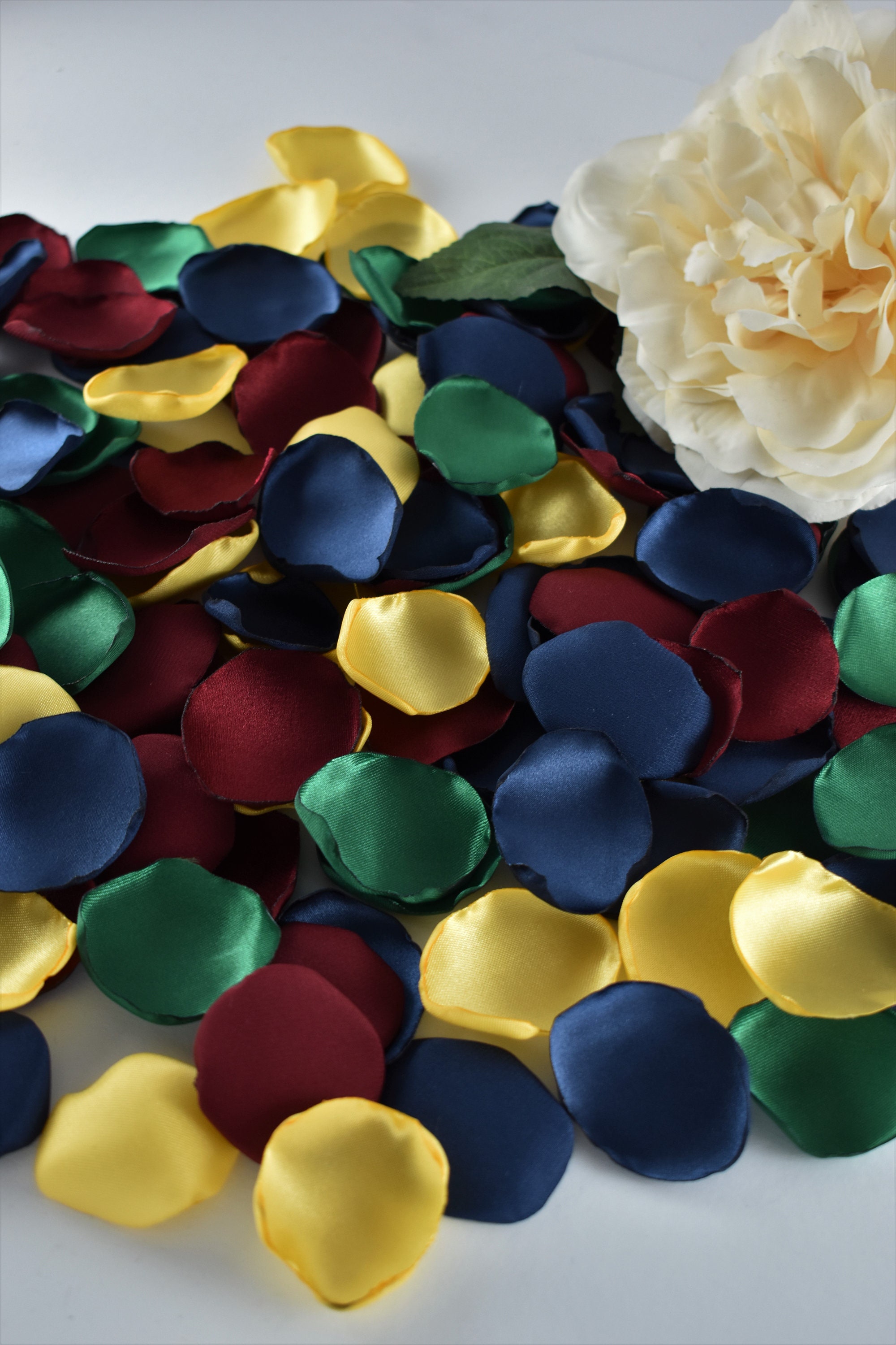 Steel Blue Rose Petals Forest Green Petals Burgundy Petals - Etsy