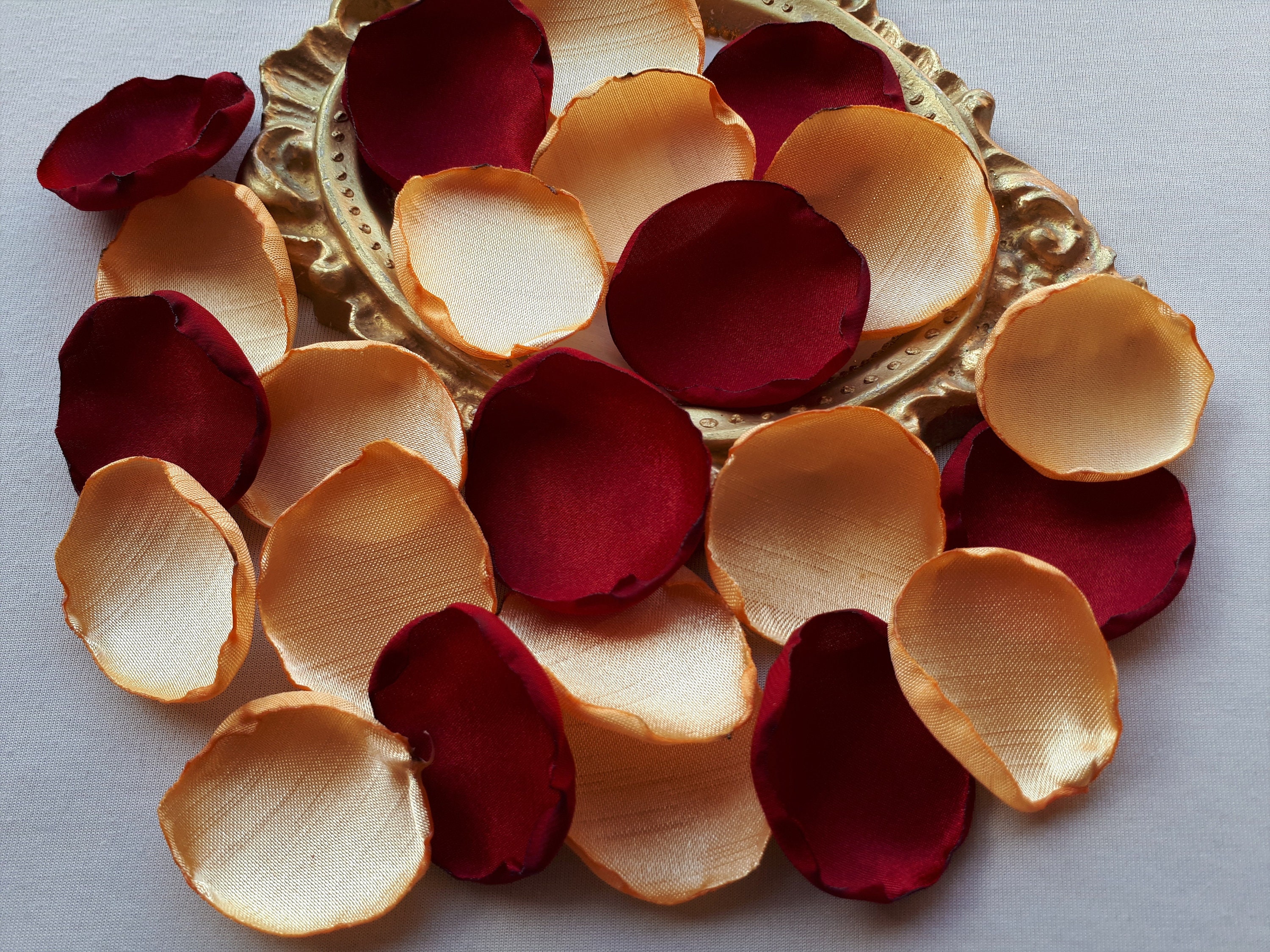 NEW Rubin Rose Petals Gold Rose Petals Wedding Decorations | Etsy