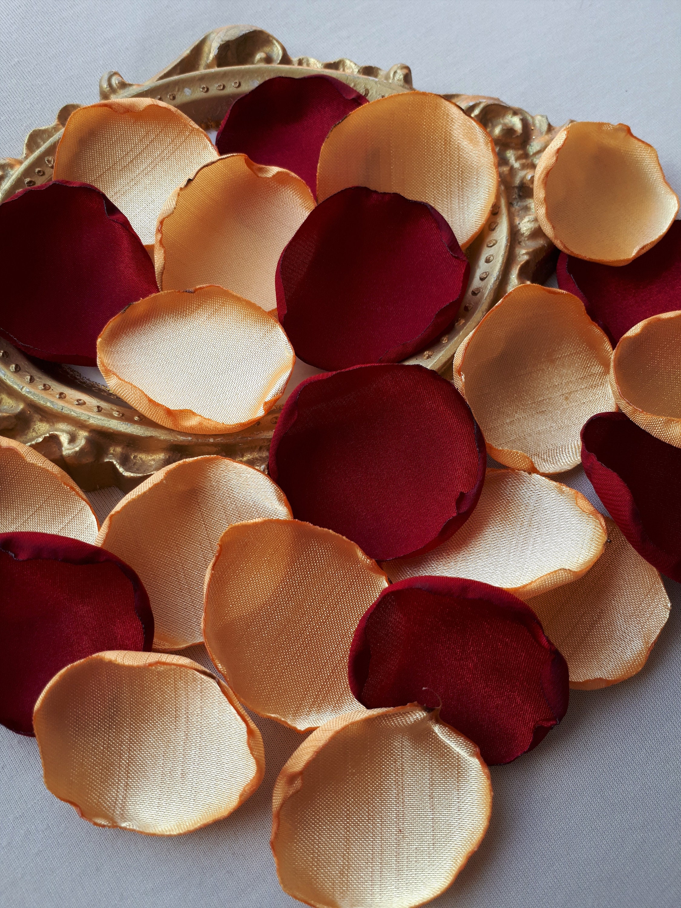 NEW Rubin Rose Petals Gold Rose Petals Wedding Decorations | Etsy