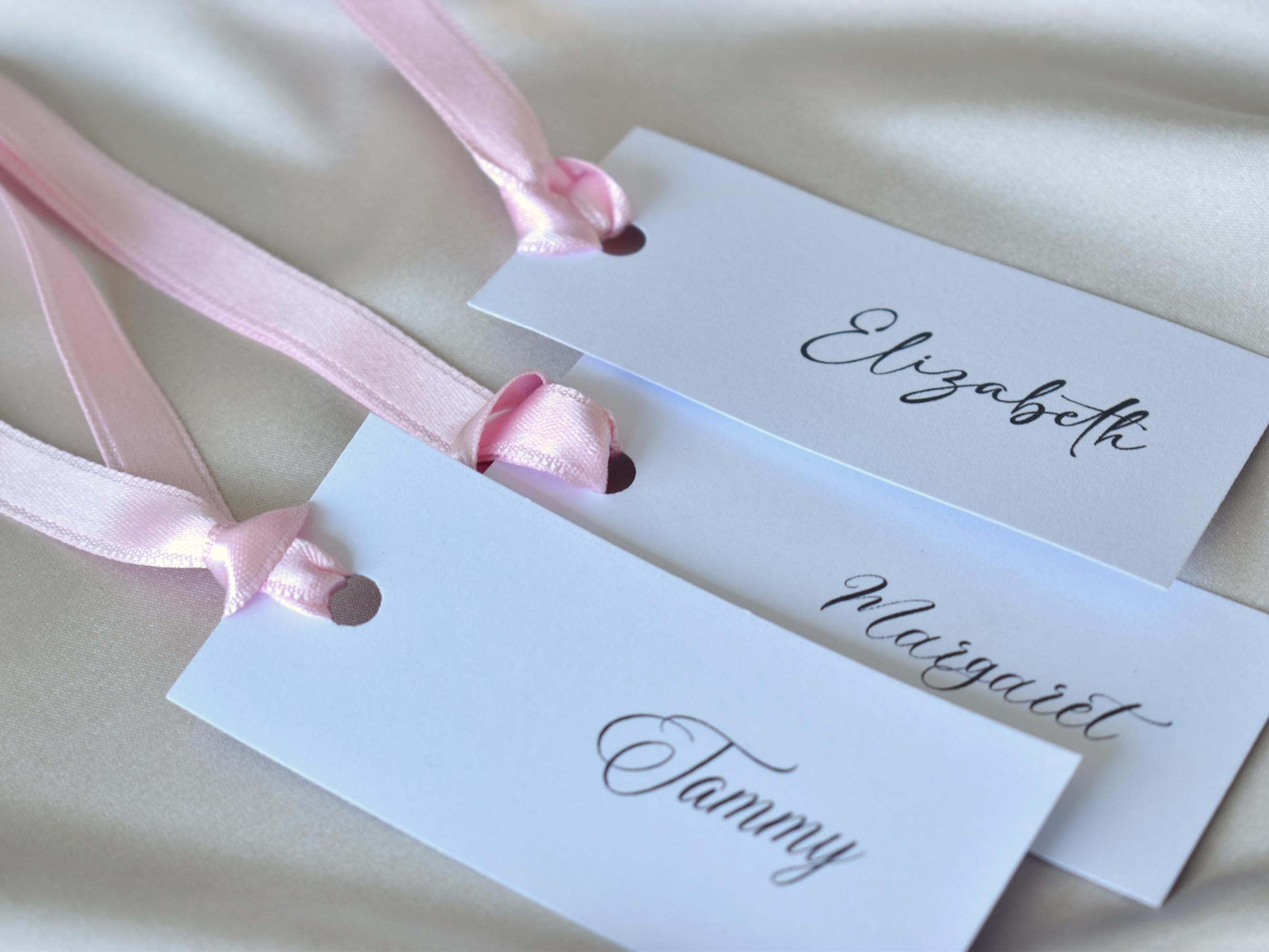 Personalized Wedding Place Cards, Custom Wedding Name Cards ...