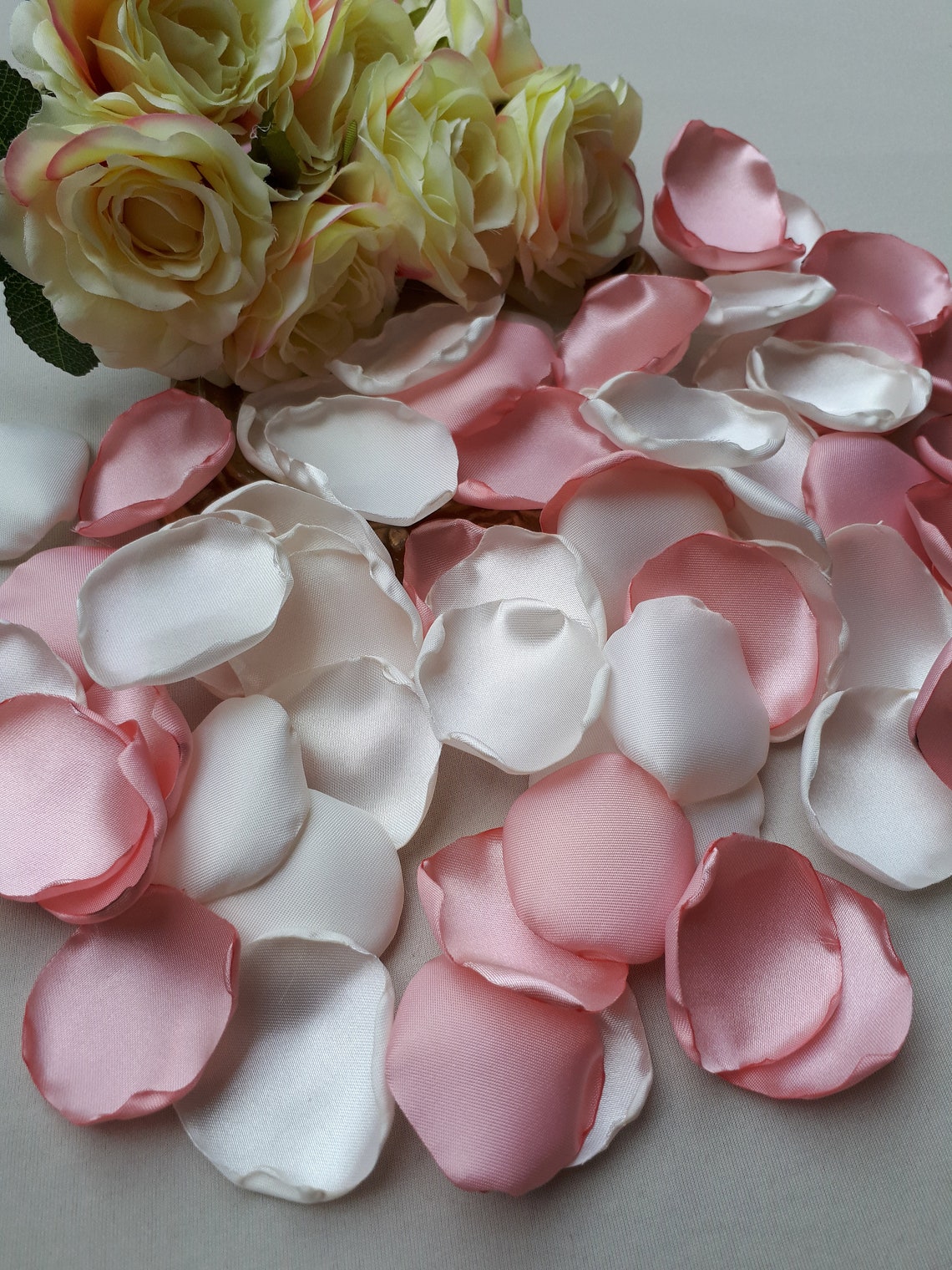Rose Gold Petals Ivory Rose Petals Rose Gold Wedding - Etsy