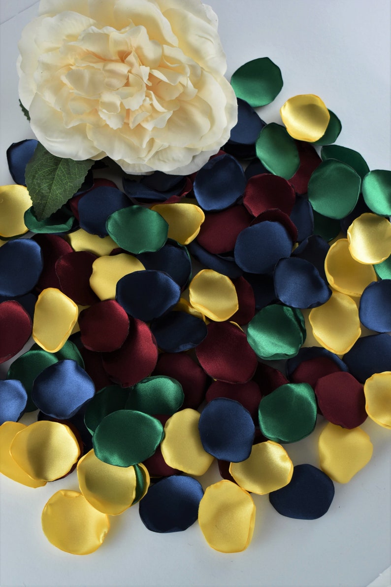 Steel Blue Rose Petals Forest Green Petals Burgundy Petals - Etsy