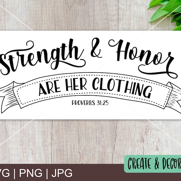 Strength and Honor - Etsy