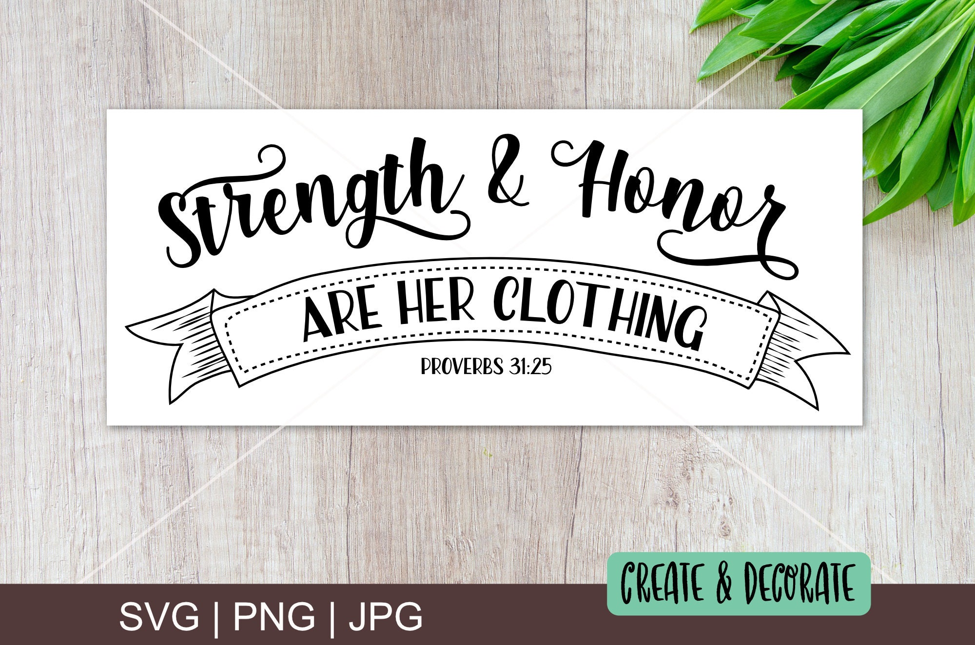Proverbs 31:25 Banner