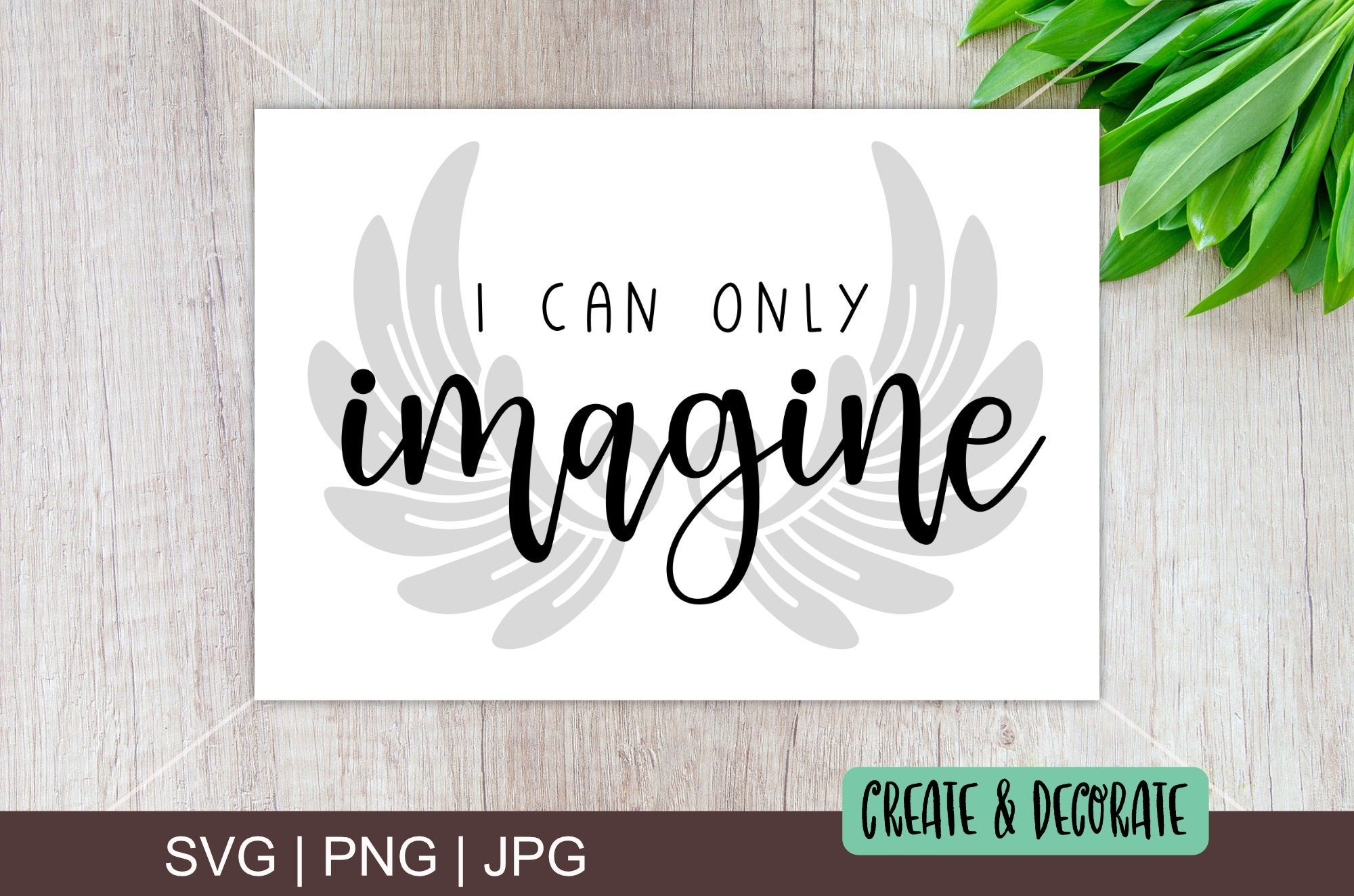 I can only imagine with angel wings. Christian Religious | Etsy