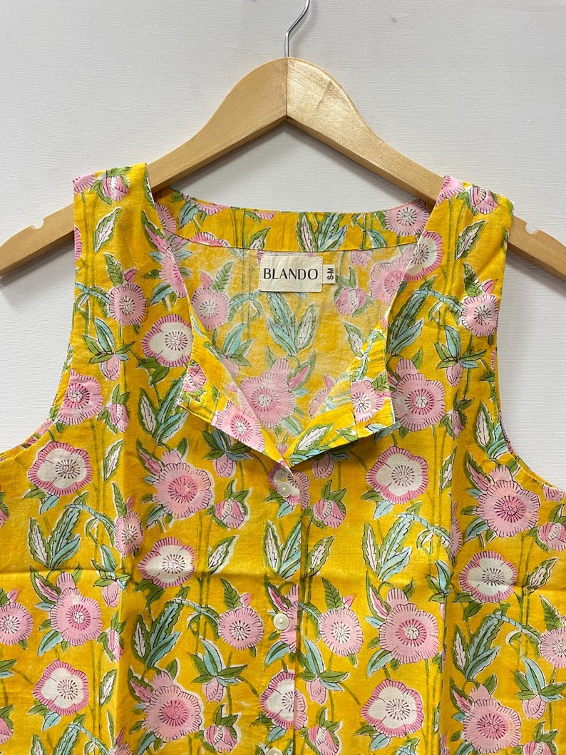 Women Top Shirt Sleeveless Cotton Women Best Tailored Blouse Outfit ...