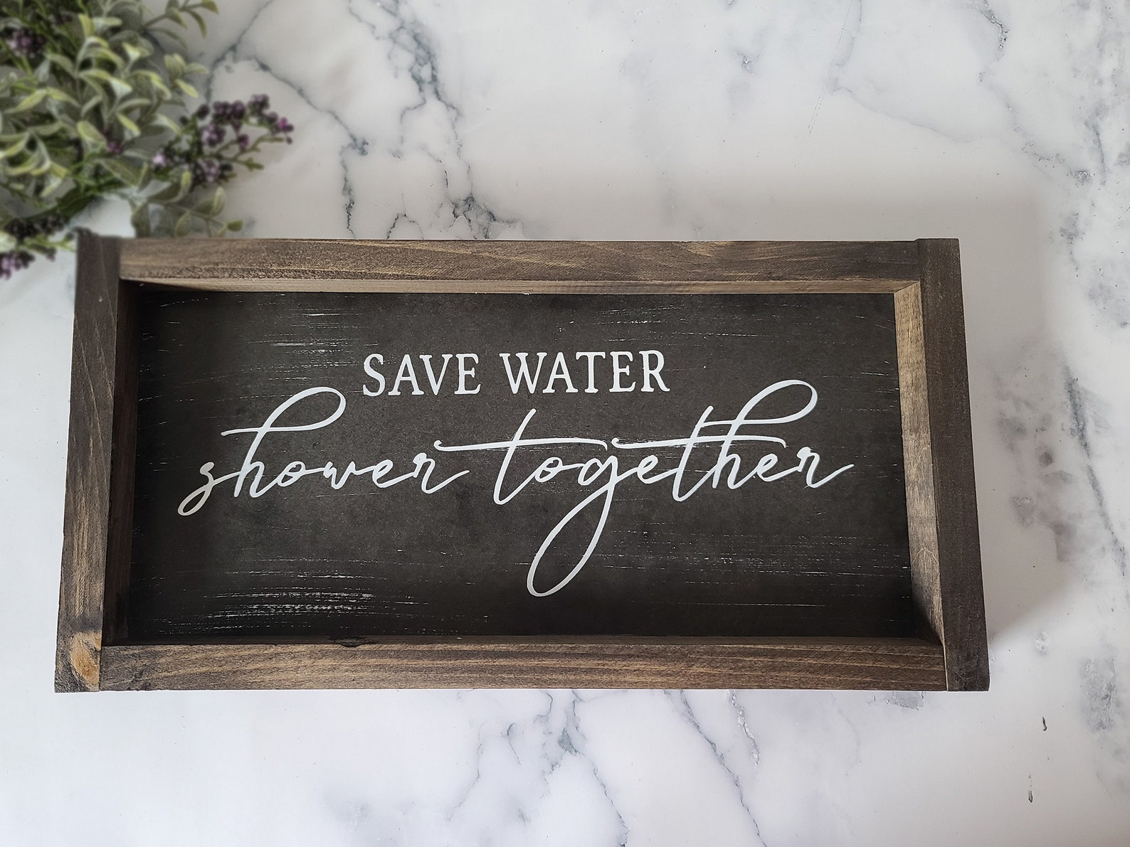 Save Water Shower Together Sign Funny Bathroom Sign Etsy