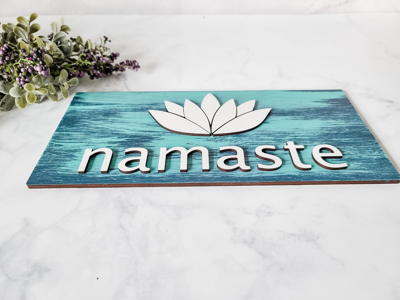Namaste Wood Sign Sign for Yogis Namaste Yoga Sign Namaste | Etsy