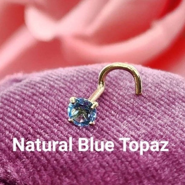 Blue Nose Ring - Etsy