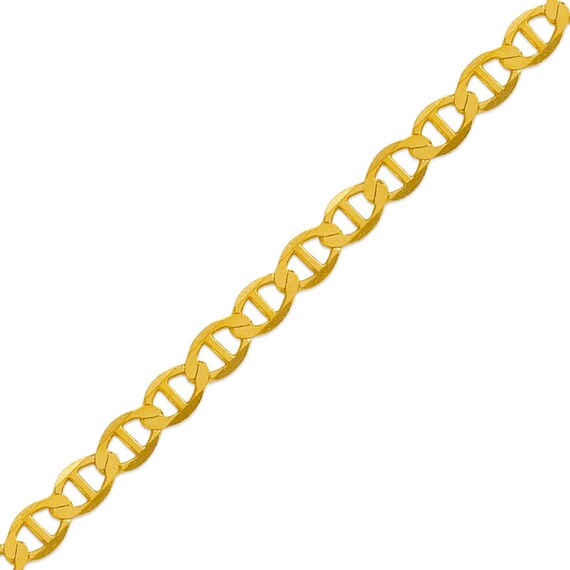 Real 14K Gold Hollow Gucci Light Flat Mariner Chain 2.50mm - Etsy