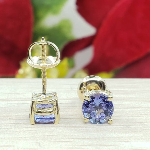 Tanzanite Earrings - Etsy