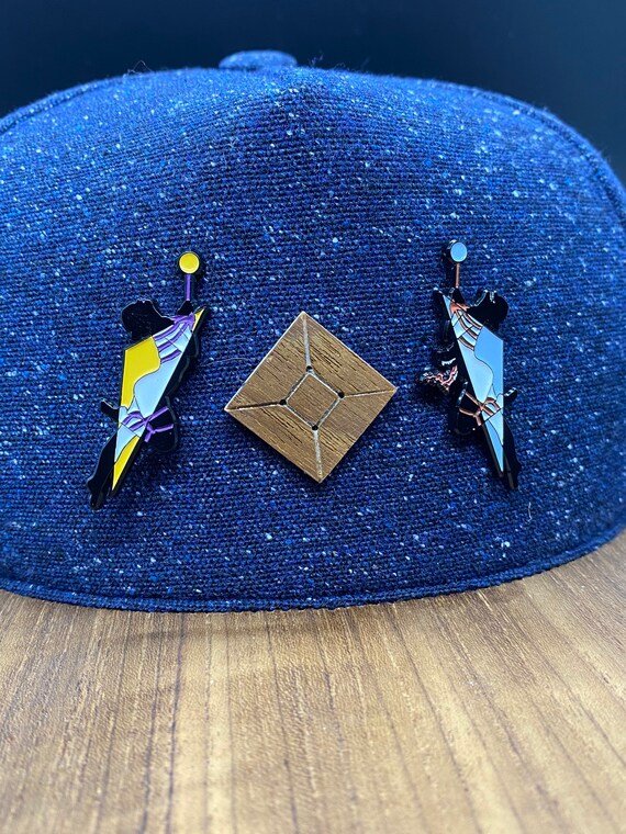 Duality Shibari Enamel Pins | Etsy