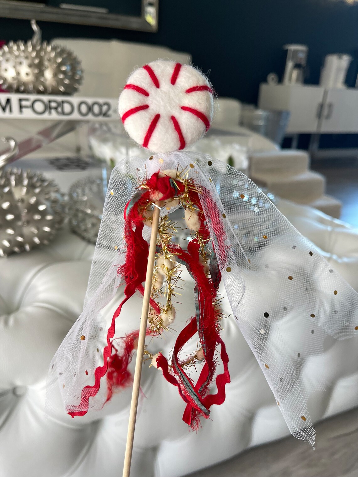 Peppermint Christmas Wand Fairy - Etsy