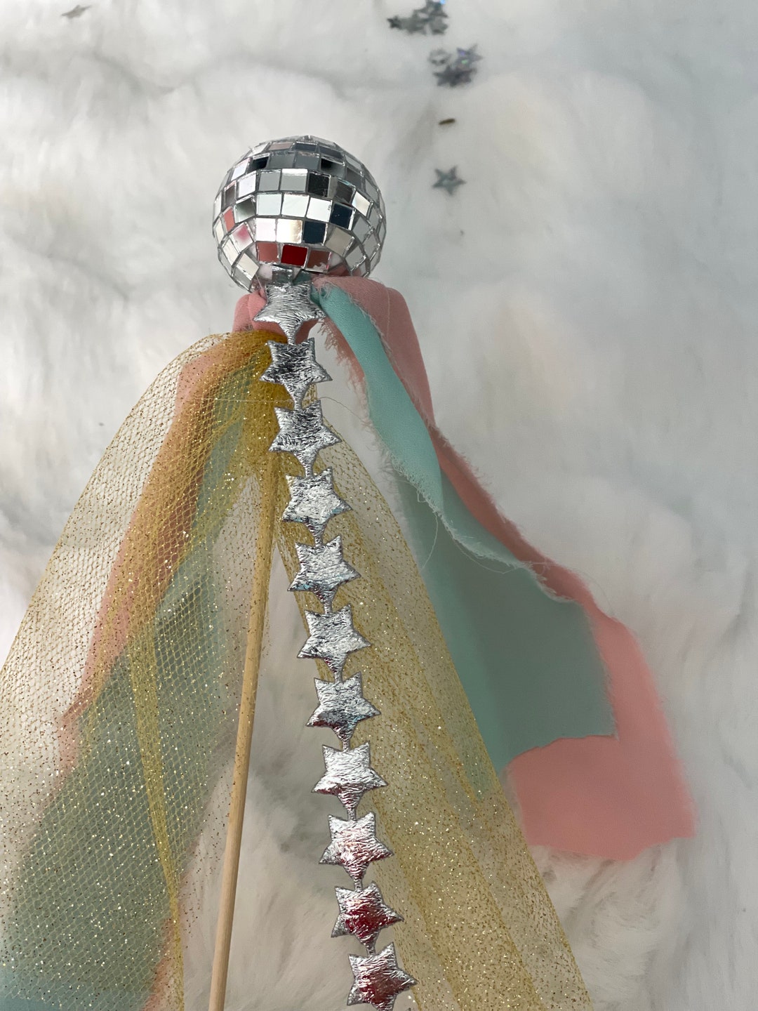 Disco Ball Wand Fairy - Etsy