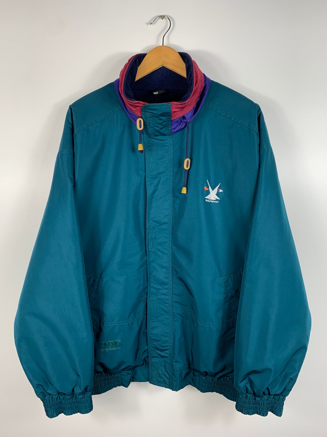 Vintage 90s Helly Hansen Warm Jacket Green Size XL - Etsy