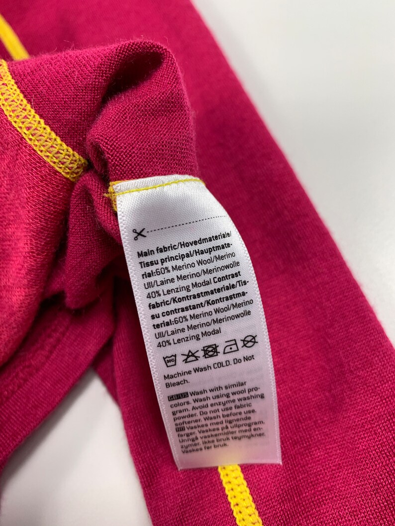 Womens Kari Traa Merino Wool Modal Blend Base Layer Longsleeve Size XS ...