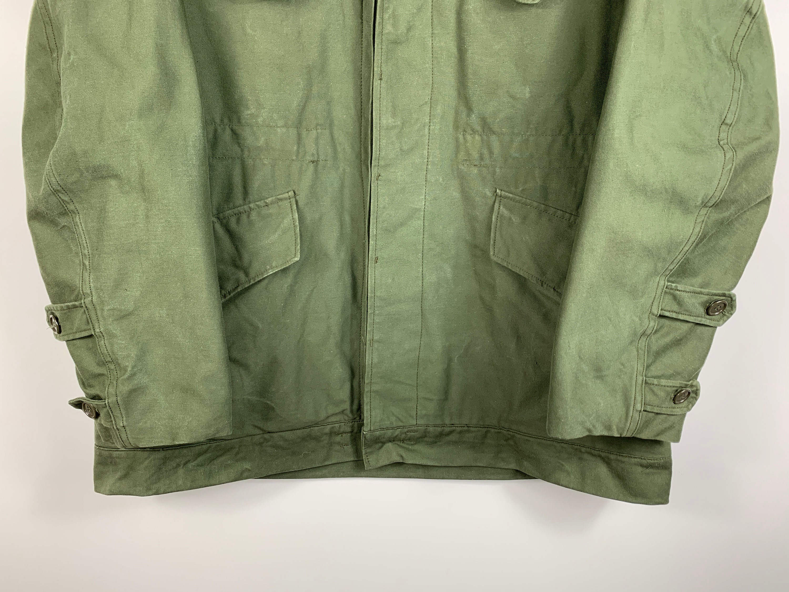 Vintage 1979 Dutch Army Seyntex Tactical Military Jacket Green Size M ...