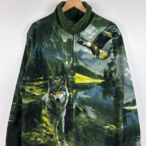 Wolf Fleece - Etsy UK