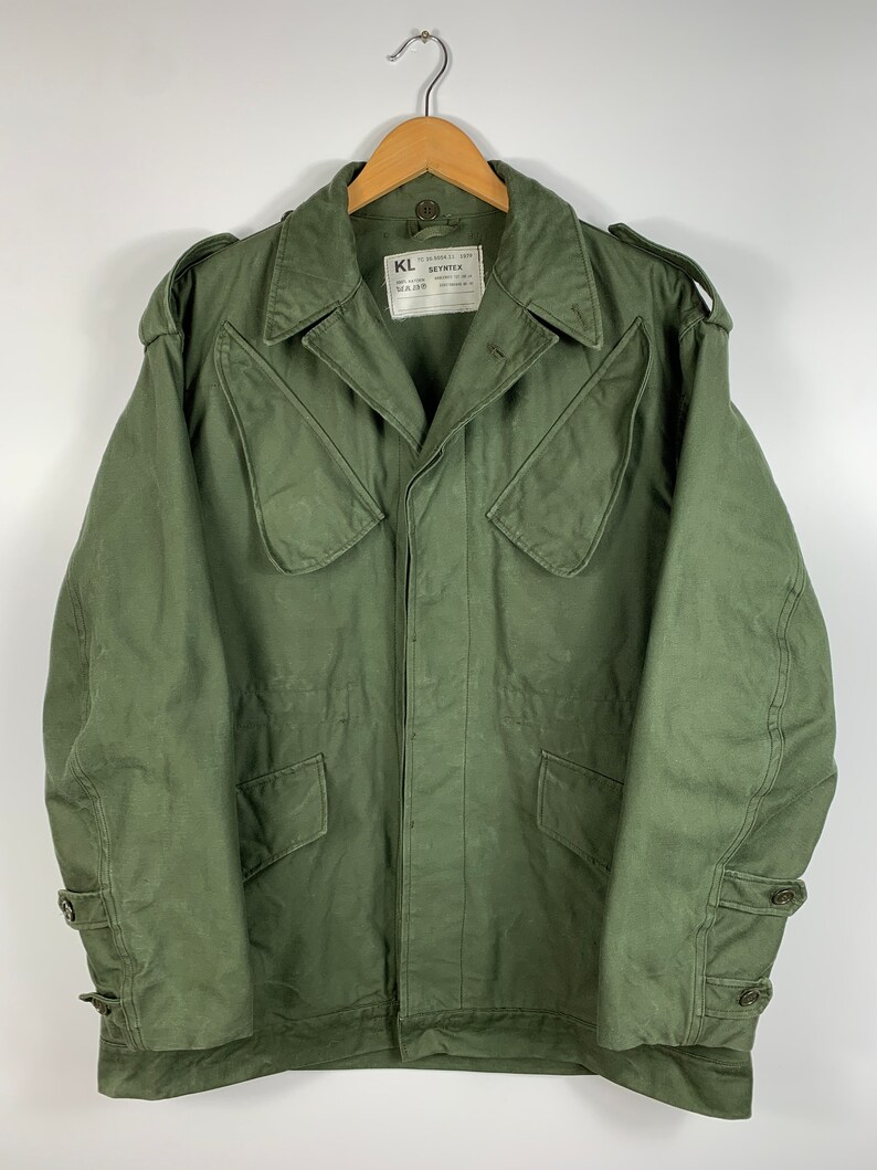Vintage 1979 Dutch Army Seyntex Tactical Military Jacket Green - Etsy