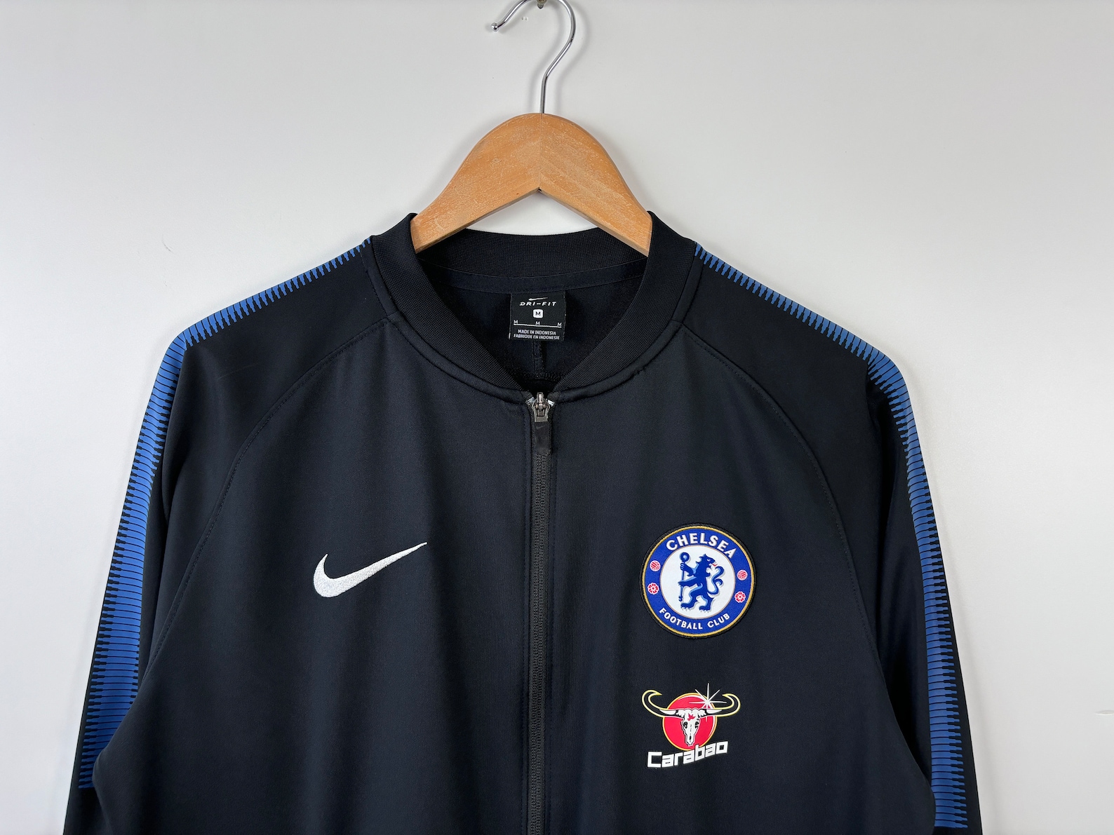 Nike FC Chelsea Carabao Football Track Training Jacket Black Size M - Etsy