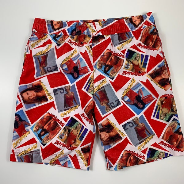 Baywatch Red Shorts - Etsy