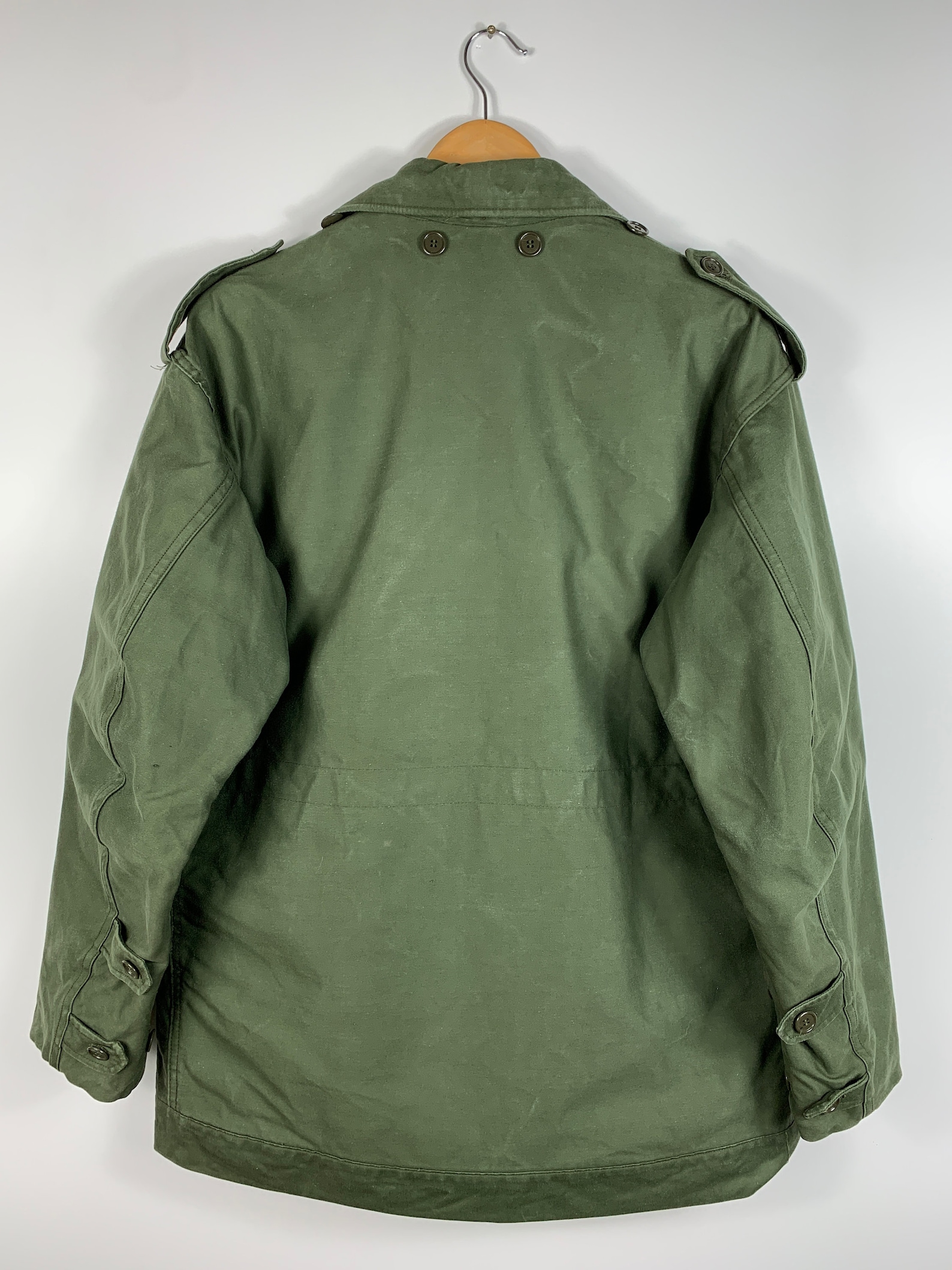 Vintage 1979 Dutch Army Seyntex Tactical Military Jacket Green Size M ...