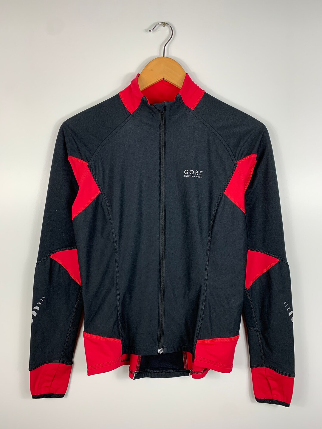 Womens Gore Running Wear Windstopper Running Jacket Black Size EU 38 M ...