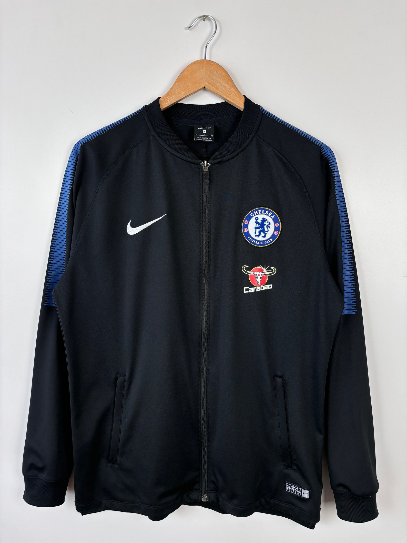 Nike FC Chelsea Carabao Football Track Training Jacket Black Size M - Etsy
