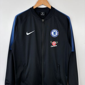Nike FC Chelsea Carabao Football Track Training Jacket Black Size M - Etsy